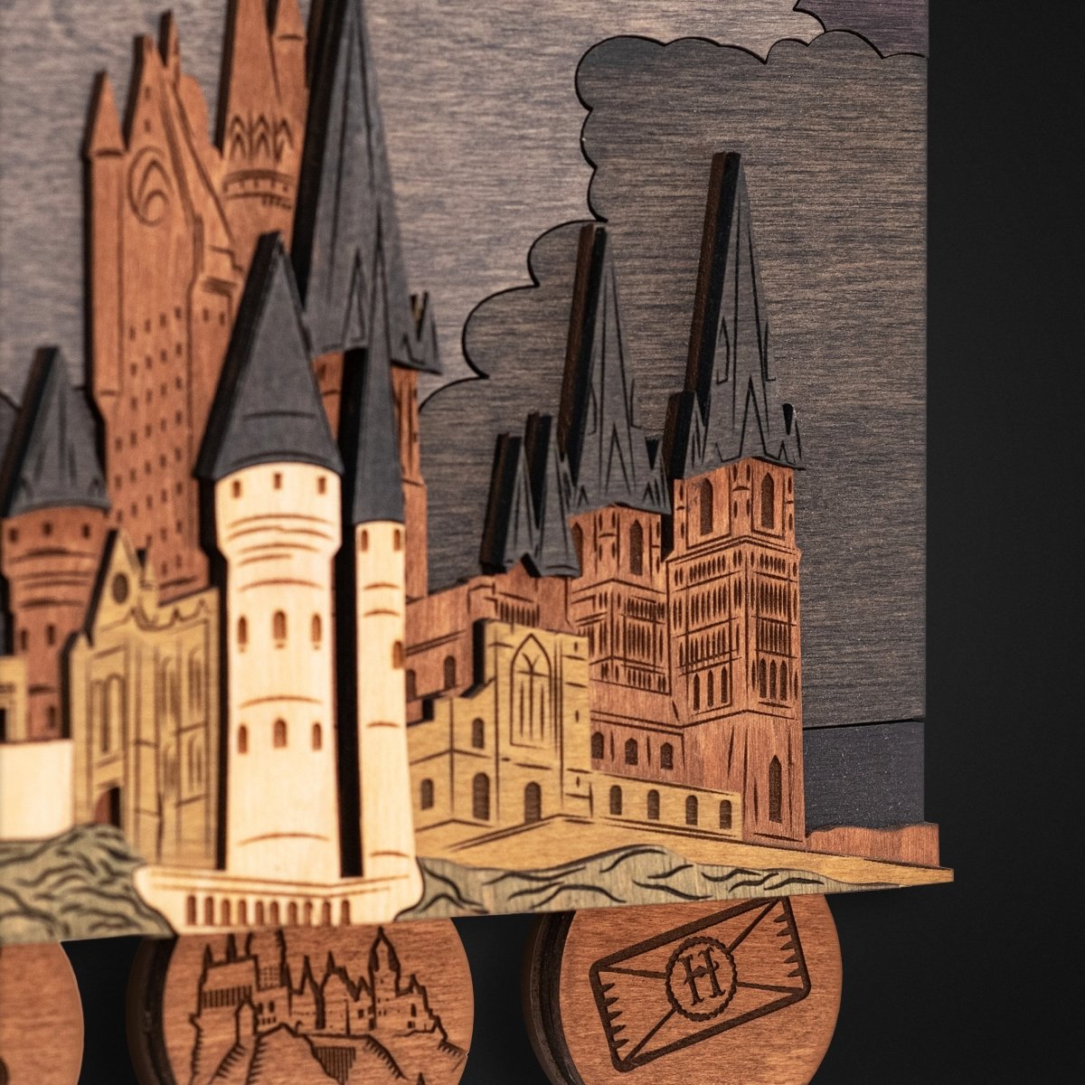 3D Hogwarts Key Holder – Magical Harry Potter Gift – ZeWood