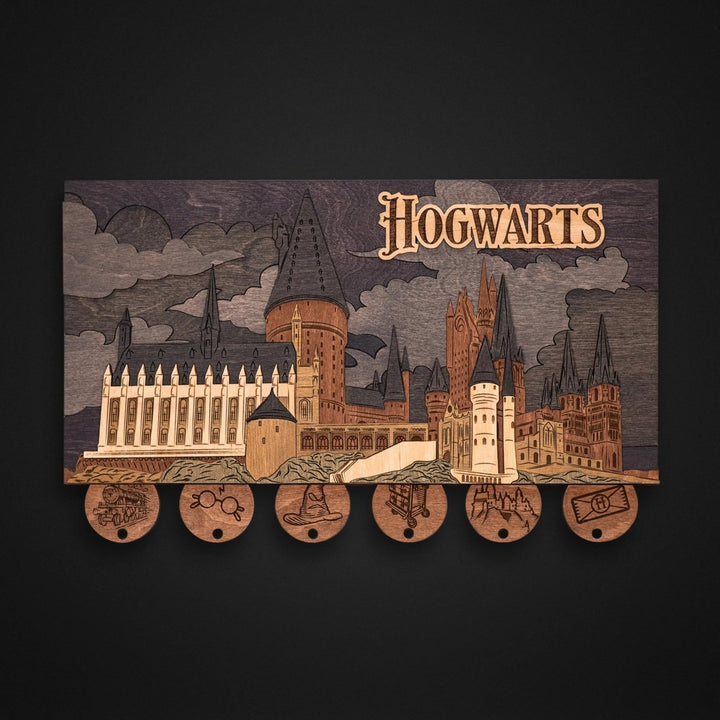 3D Hogwarts Key Holder – Magical Harry Potter Gift – ZeWood