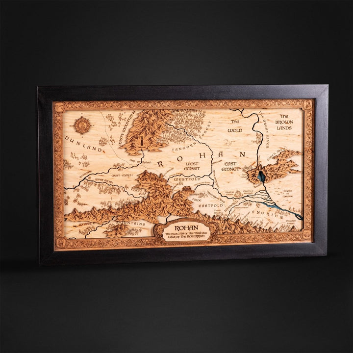The War of the Rohirrim 3D Map – Epic Middle-earth Art – ZeWood
