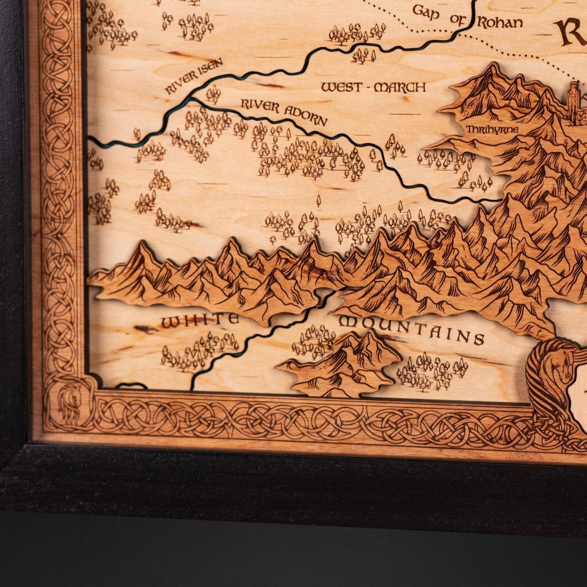 The War of the Rohirrim 3D Map – Epic Middle-earth Art – ZeWood