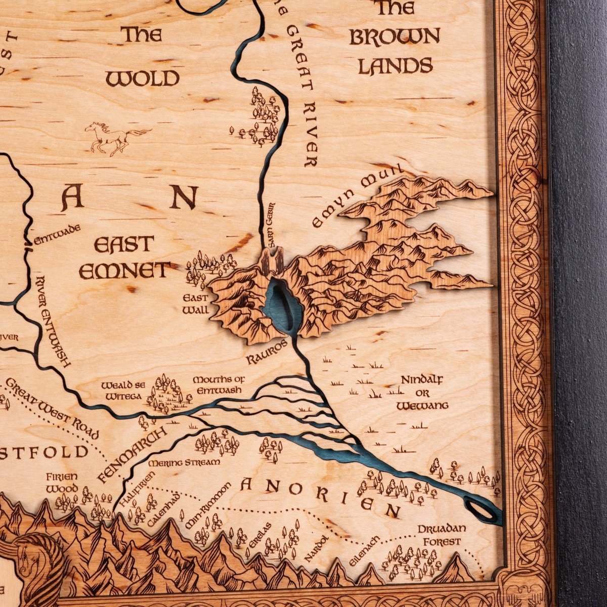The War of the Rohirrim 3D Map – Epic Middle-earth Art – ZeWood