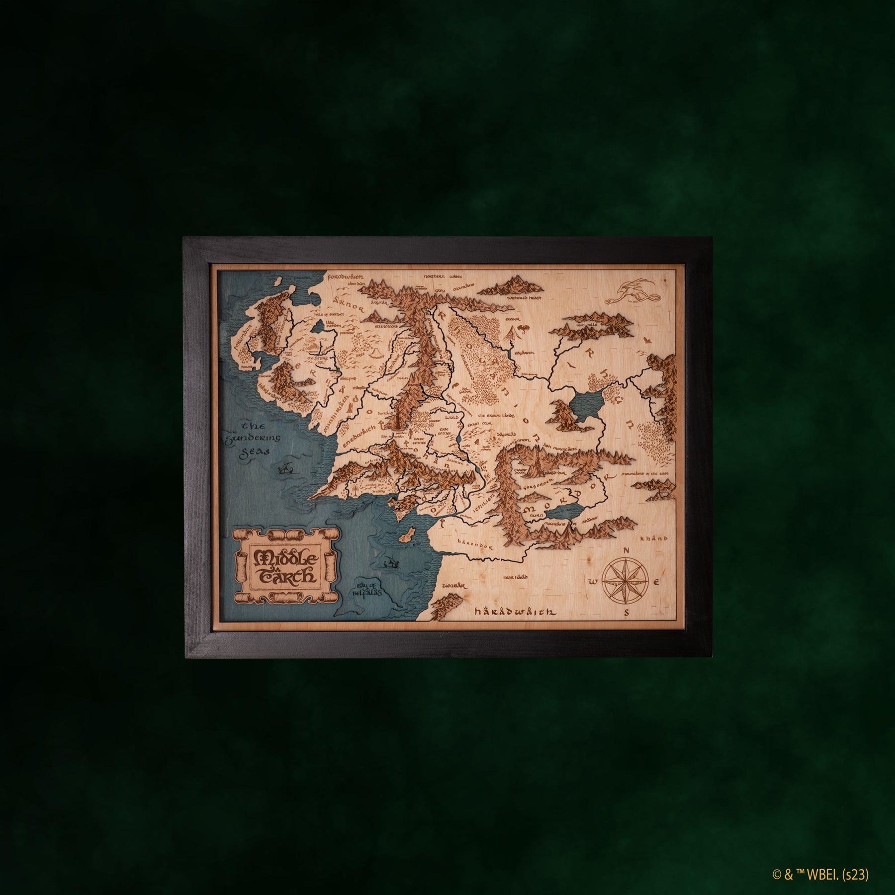 3D MIDDLE EARTH MAP – ZeWood