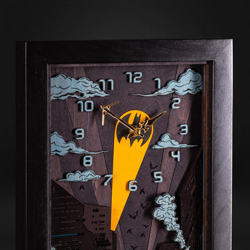 Licensed Batman Clock: Bold Super Hero Decor & DC Gifts – ZeWood