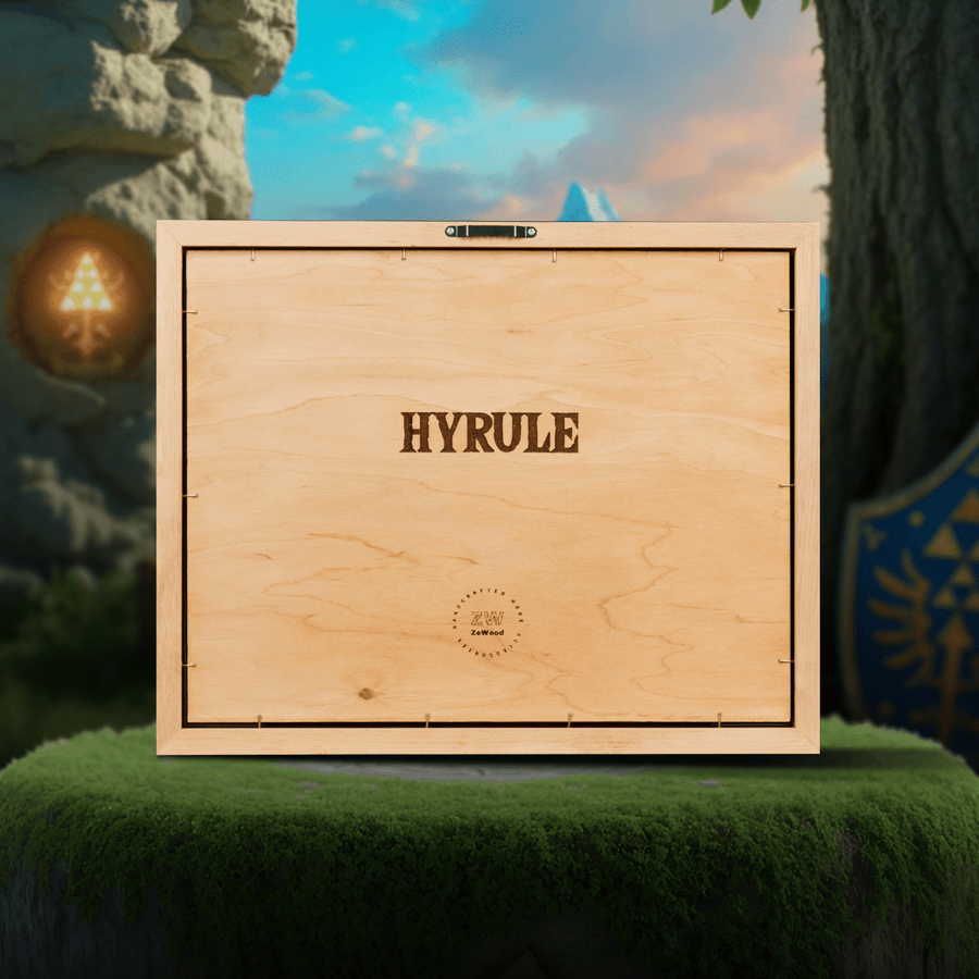 Our 3D wood map of The Legend Of Zelda - Hyrule Kingdom – ZeWood