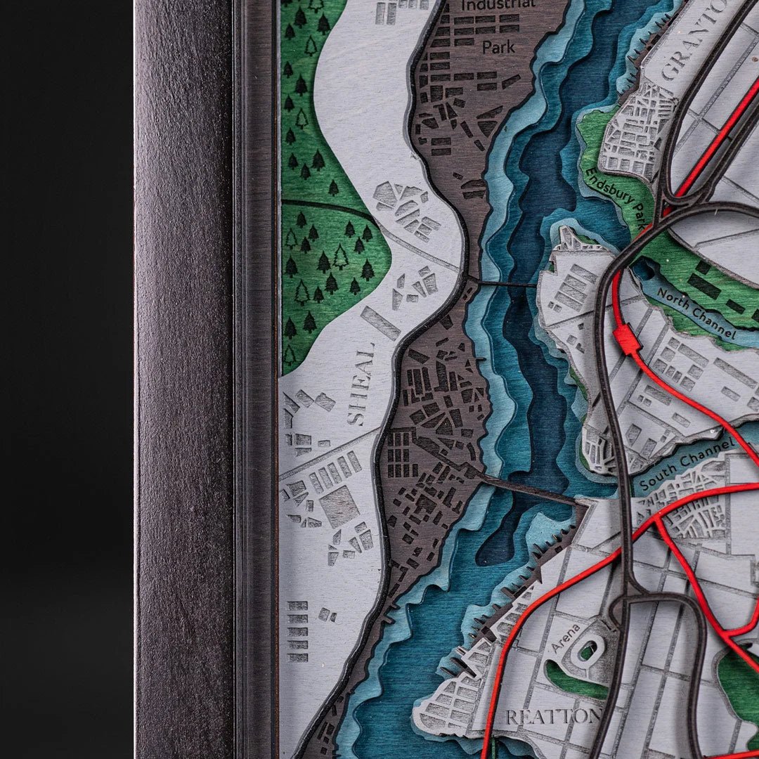 GOTHAM CITY 3D MAP – Ideal Batman Room Decor for Fans – ZeWood
