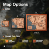 Middle Earth 3D Wood Map – ZeWood