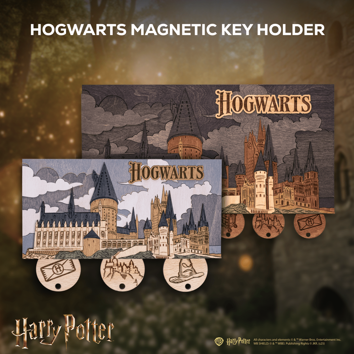 3D Hogwarts Key Holder – Magical Harry Potter Gift – ZeWood