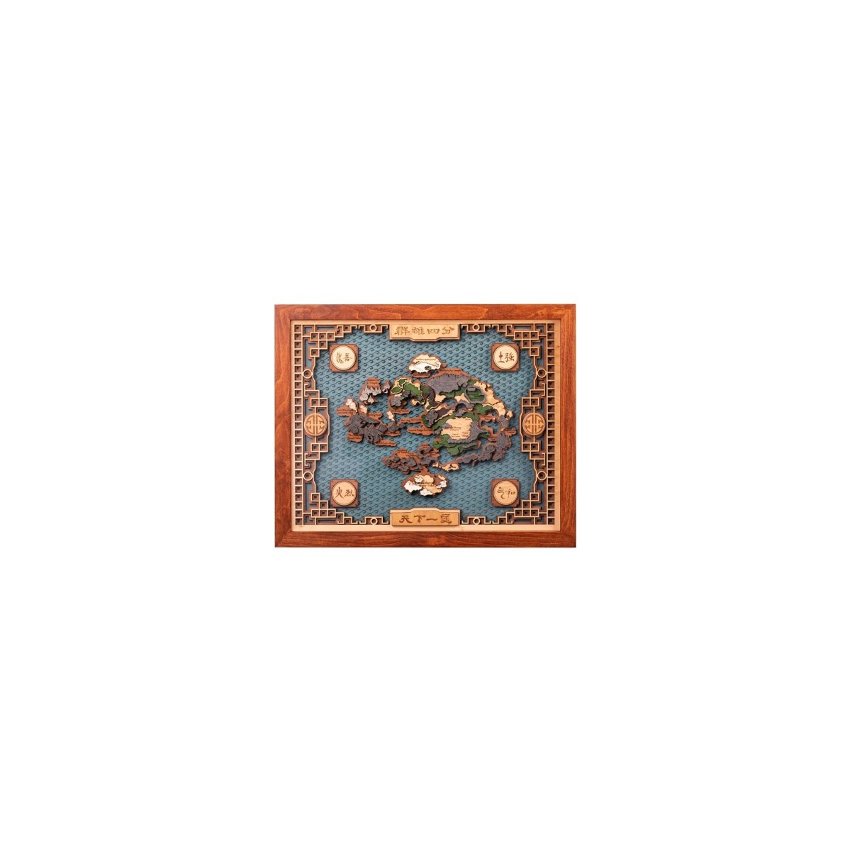 Avatar: The Last Airbender 3D wood map – ZeWood